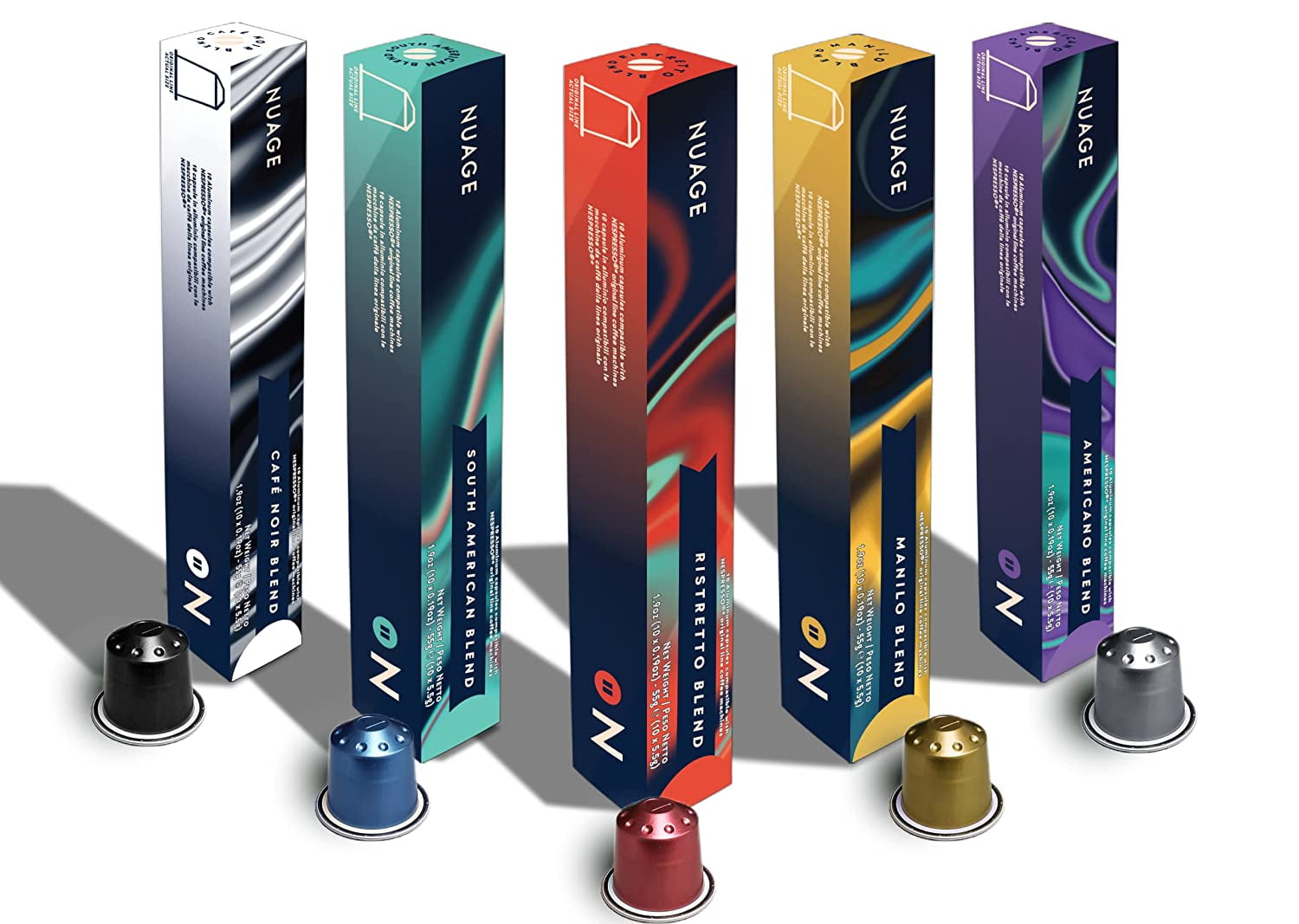 Premium Coffee Espresso Capsules Variety Pack Nespresso OriginalLine ...