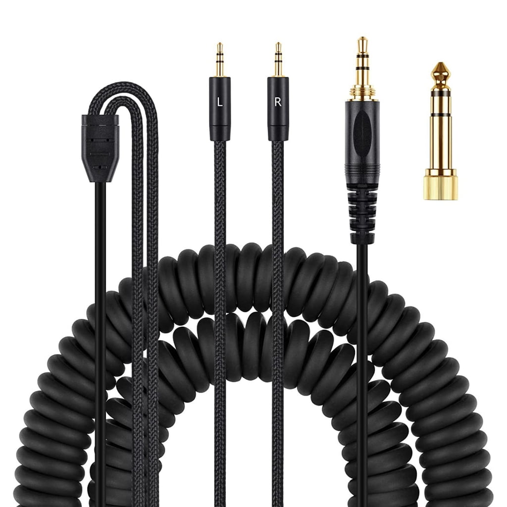 Premium Coiled Headphone Cable with 3.5mm Connectors for for AH-D7100 ...