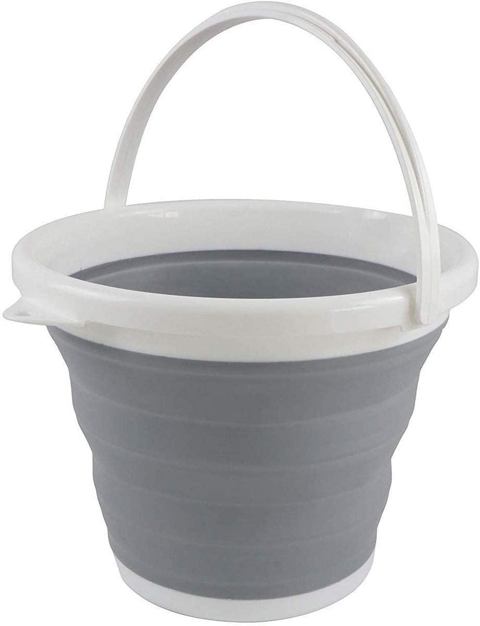 Premium Collapsible Bucket - Portable Folding Water Container - Space ...