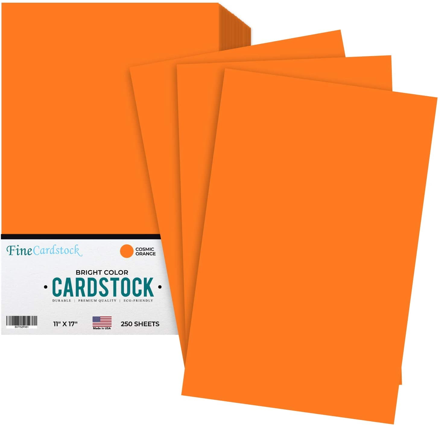 Premium Color Card Stock Paper | 250 Per Pack | Superior Thick 65-lb ...