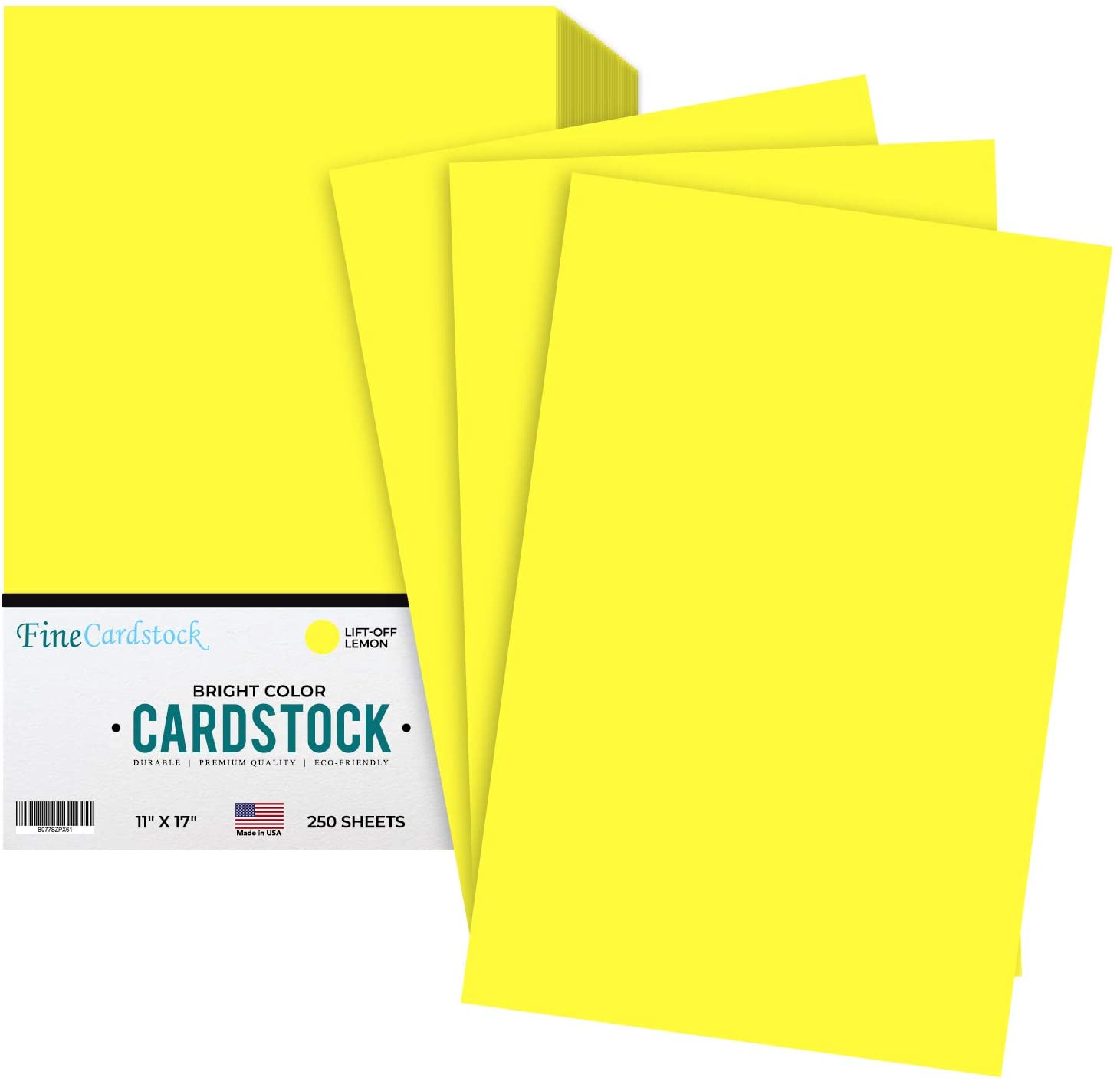 Premium Color Card Stock Paper | 250 Per Pack | Superior Thick 65-lb ...