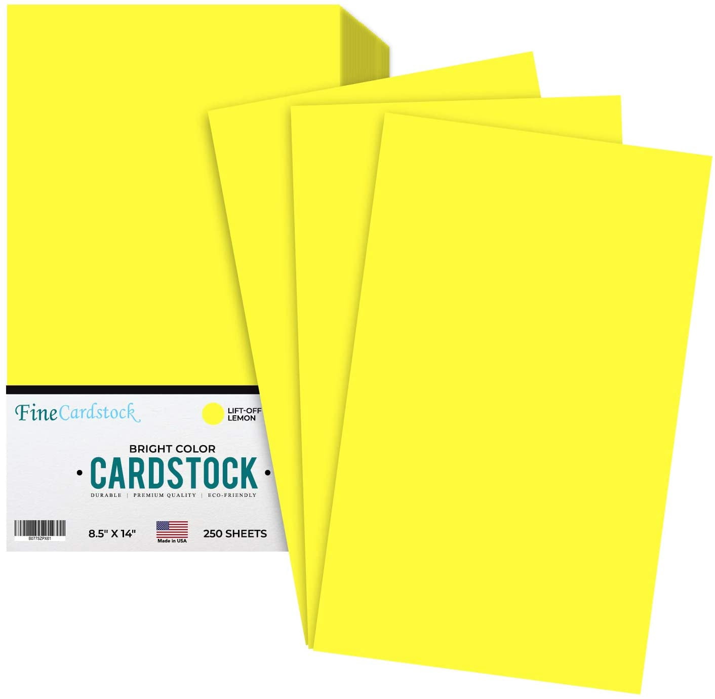 Premium Color Card Stock Paper | 250 Per Pack | Superior Thick 65-lb ...