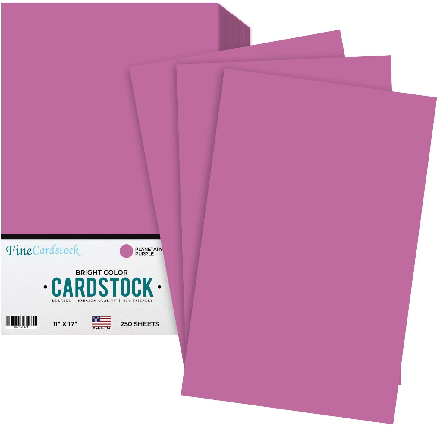 Premium Color Card Stock Paper | 250 Per Pack | Superior Thick 65-lb ...