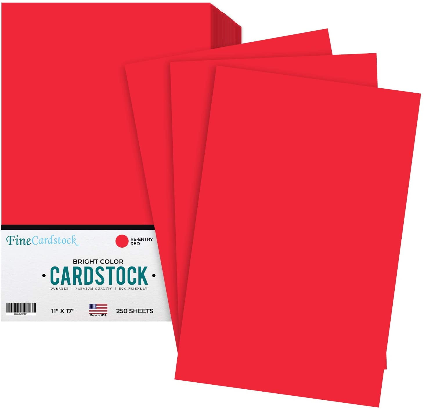 Premium Color Card Stock Paper | 250 Per Pack | Superior Thick 65-lb ...