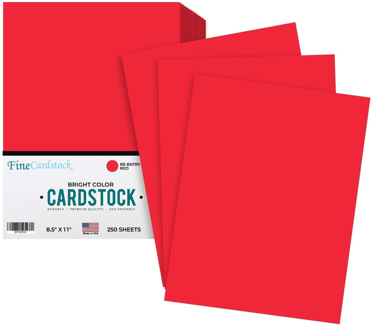 Premium Color Card Stock Paper | 250 Per Pack | Superior Thick 65-lb ...