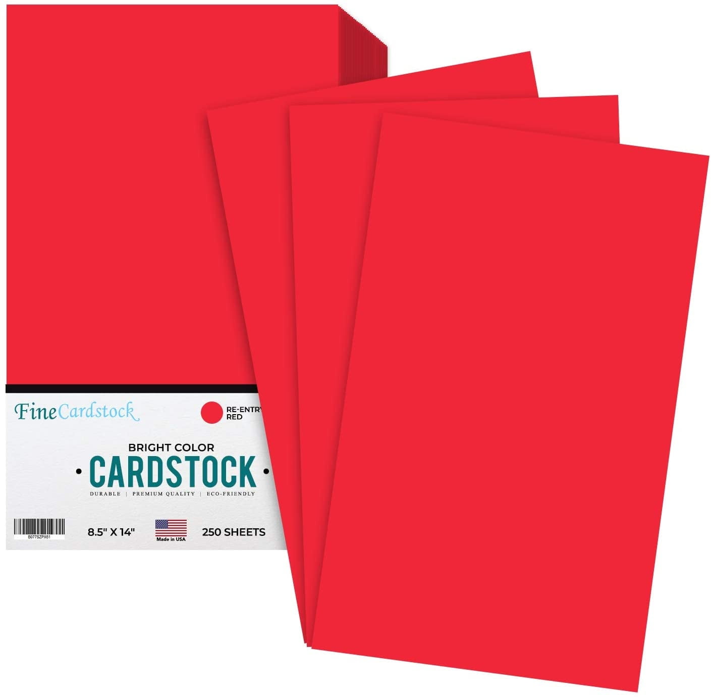 Premium Color Card Stock Paper | 250 Per Pack | Superior Thick 65-lb ...