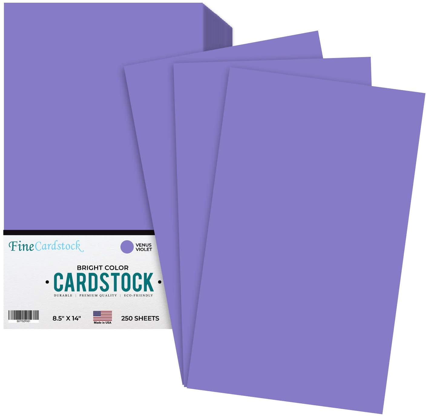 Premium Color Card Stock Paper | 250 Per Pack | Superior Thick 65-lb ...