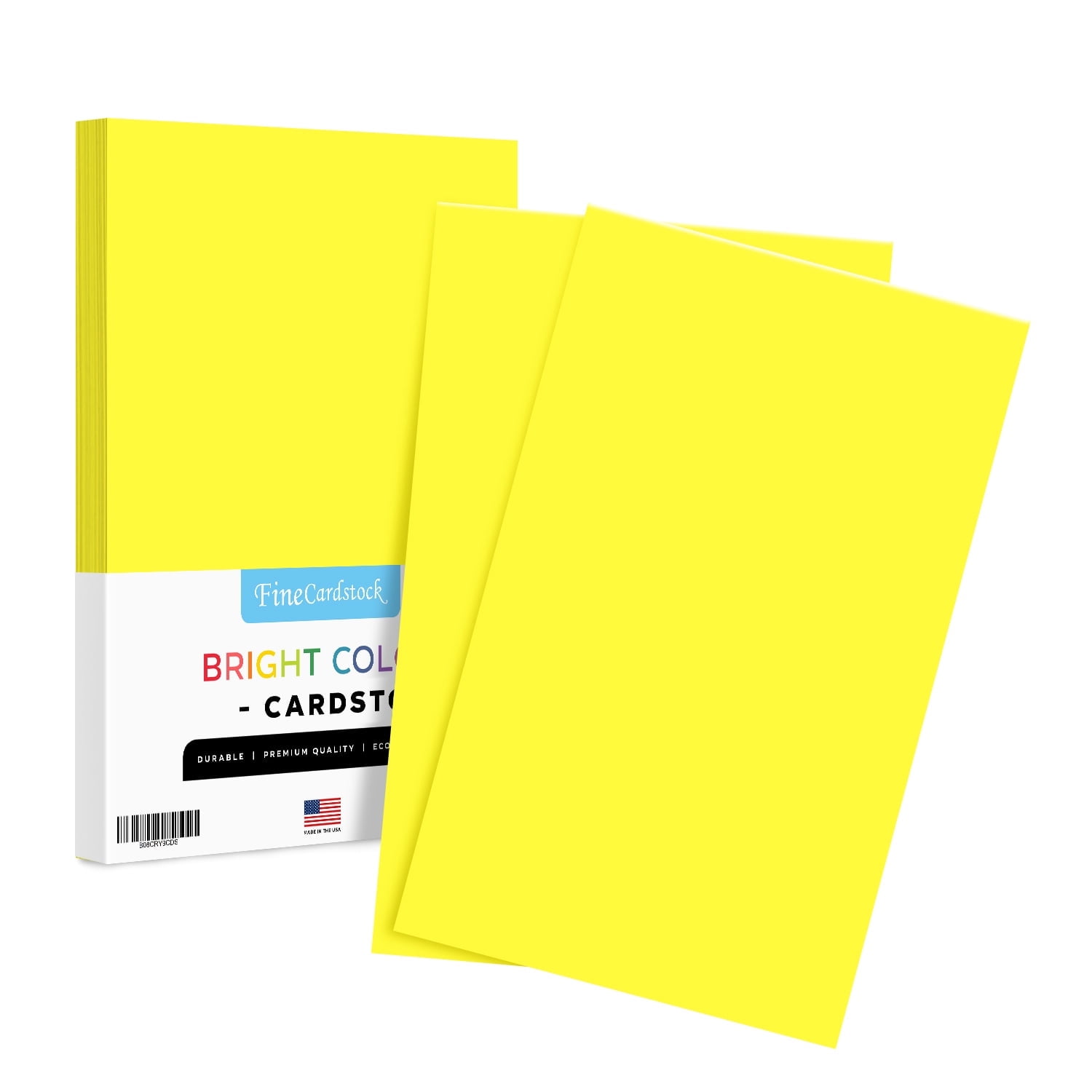 Premium Color Card Stock Paper | 50 Per Pack | Superior Thick 65-lb ...