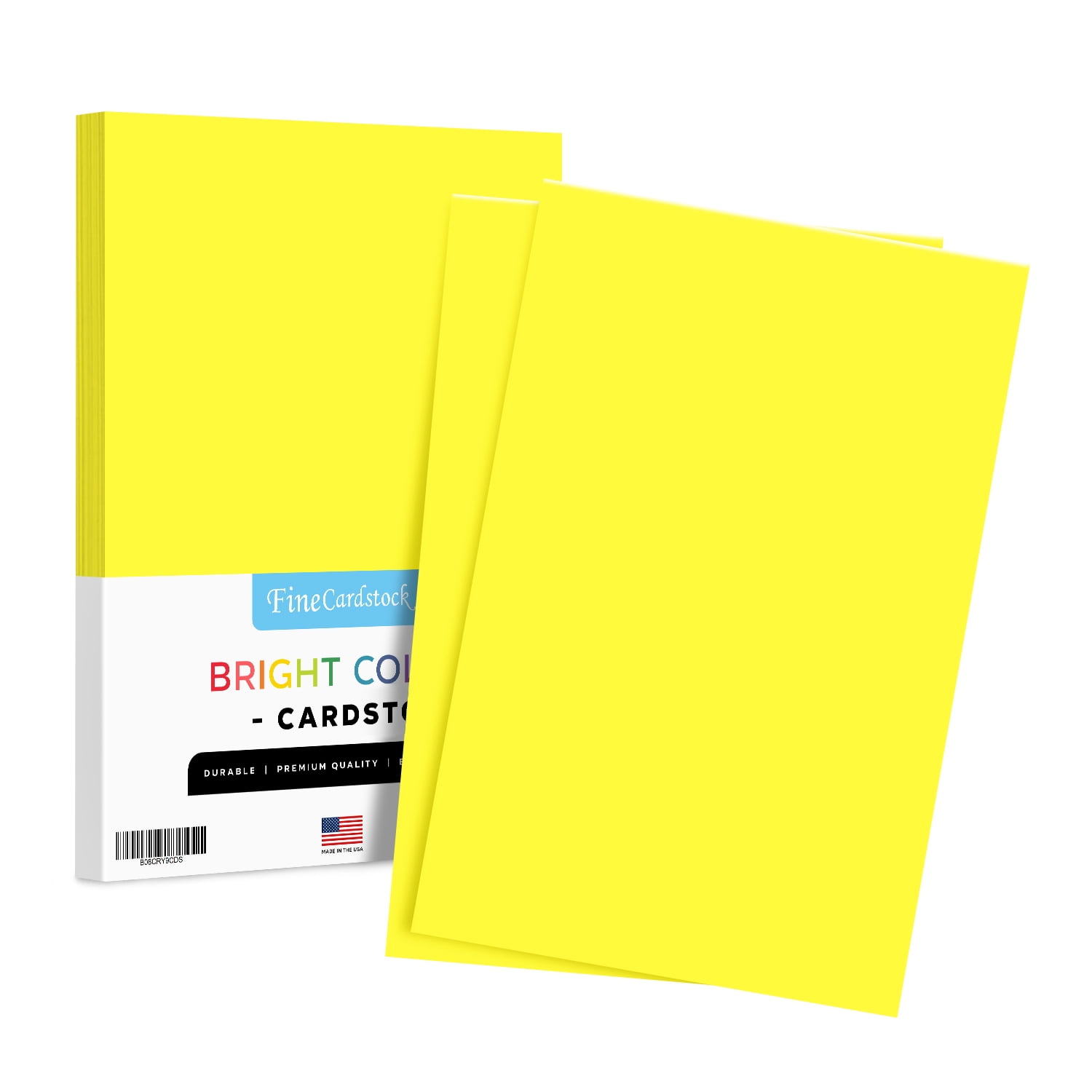 Premium Color Card Stock Paper | 50 Per Pack | Superior Thick 65-lb ...