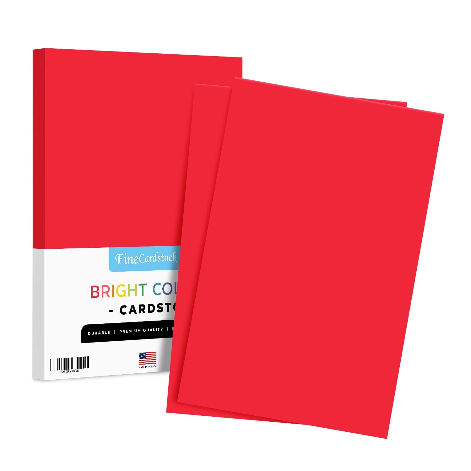 Premium Color Card Stock Paper | 50 Per Pack | Superior Thick 65-lb ...