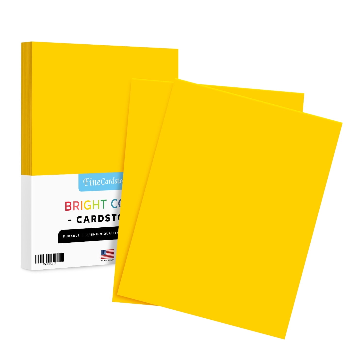 Premium Color Card Stock Paper | 50 Per Pack | Superior Thick 65-lb ...