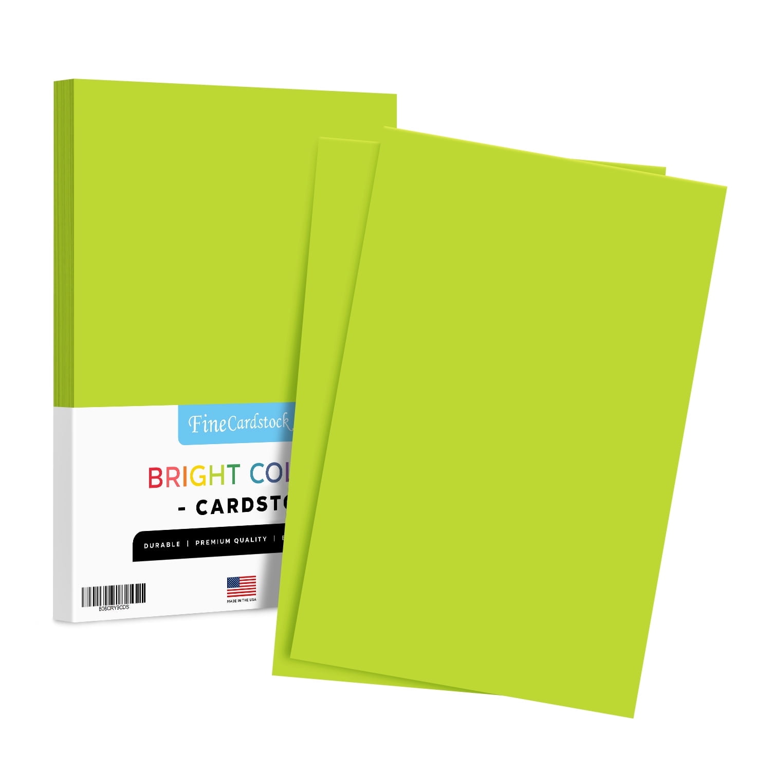 Premium Color Card Stock Paper | 50 Per Pack | Superior Thick 65-lb ...