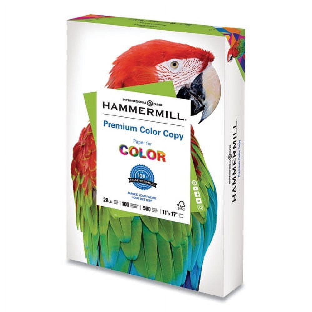 Premium Color Copy Print Paper, 100 Bright, 28 Lb Bond Weight, 11 X 17 ...