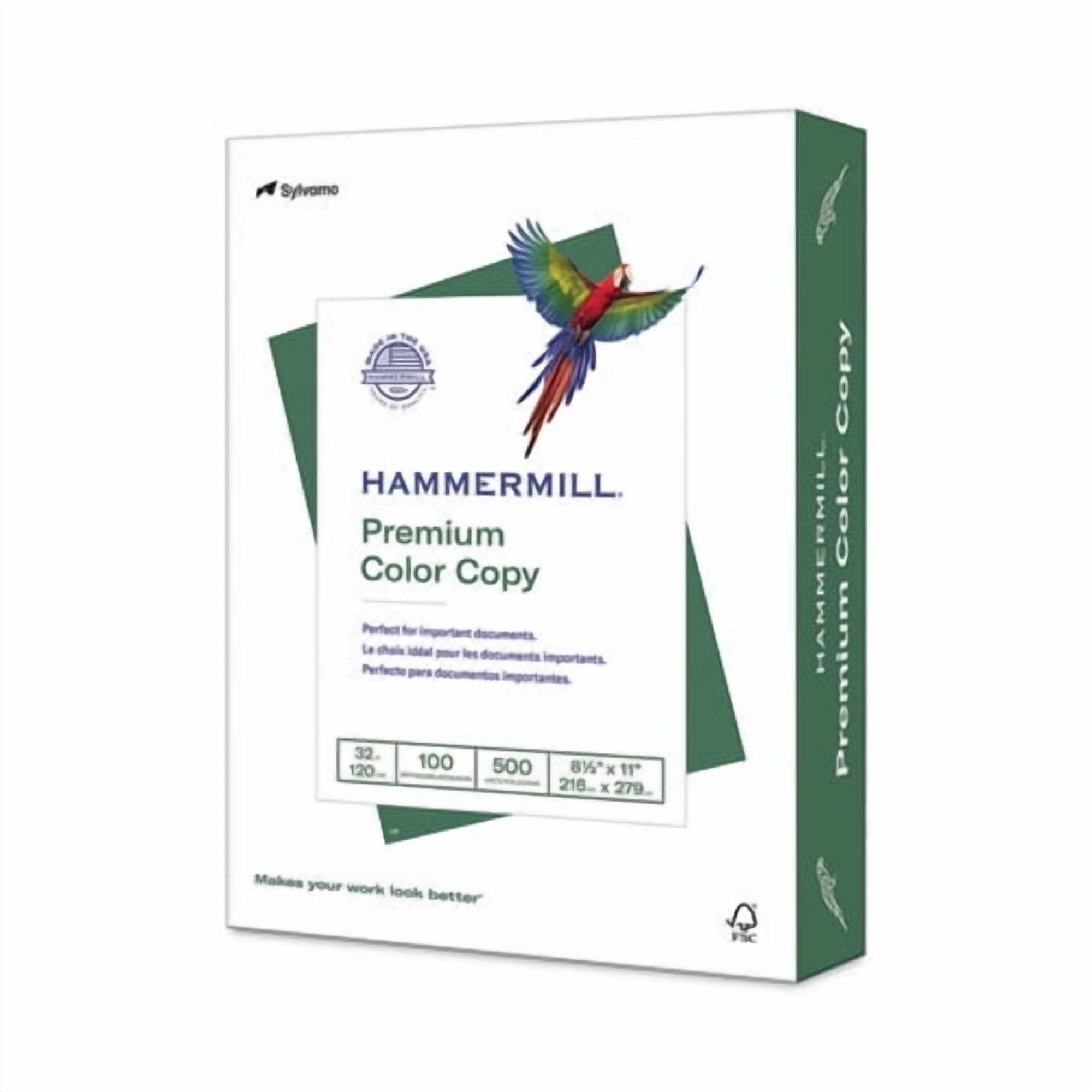 Premium Color Copy Print Paper, 100 Bright, 32 lb Bond Weight, 8.5 x 11 ...