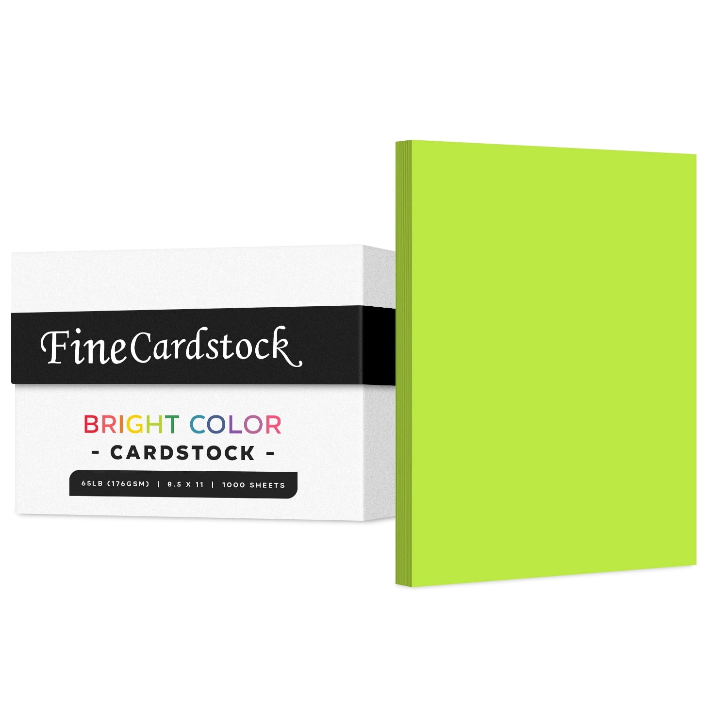 Premium Colored Card Stock Paper | Case of 1000 Sheets | Medium Weight ...