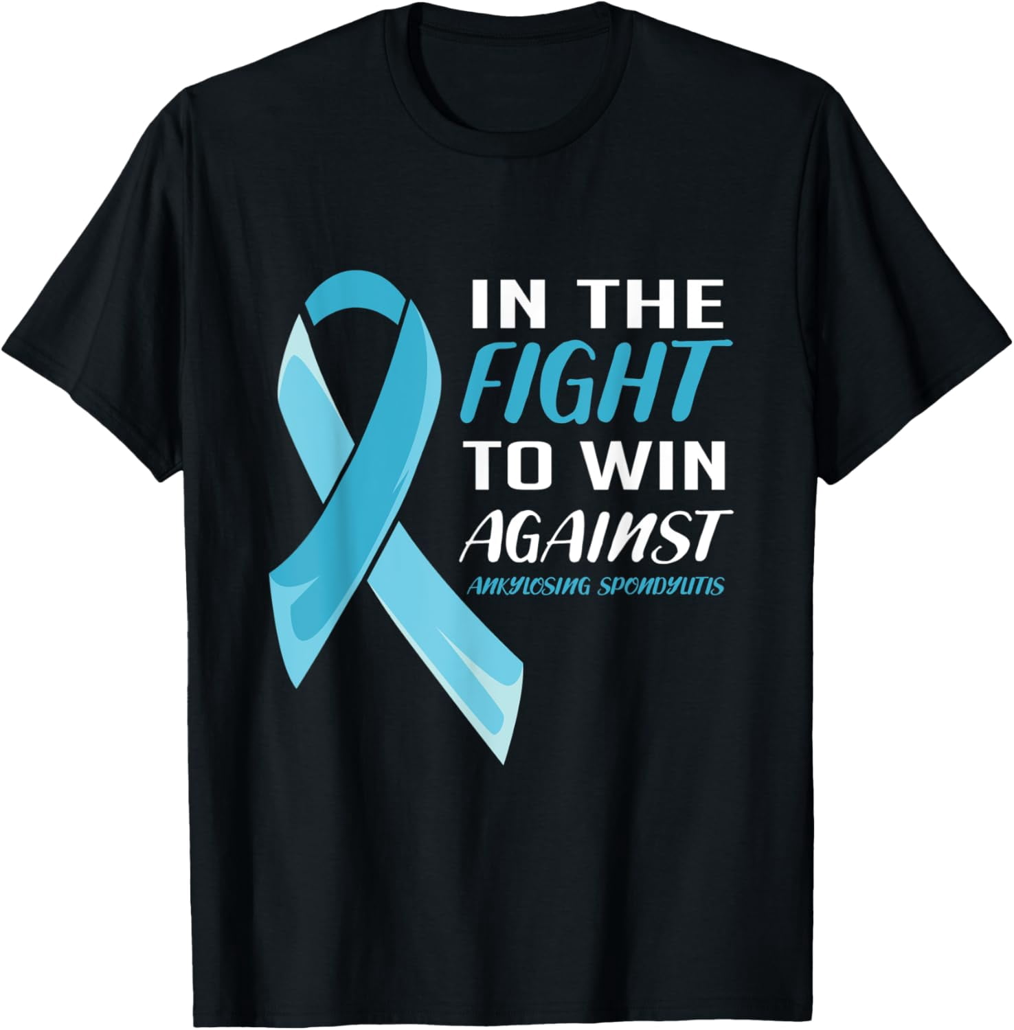 Premium Comfort - Ankylosing Spondylitis Ribbon Disease Warrior T-Shirt ...