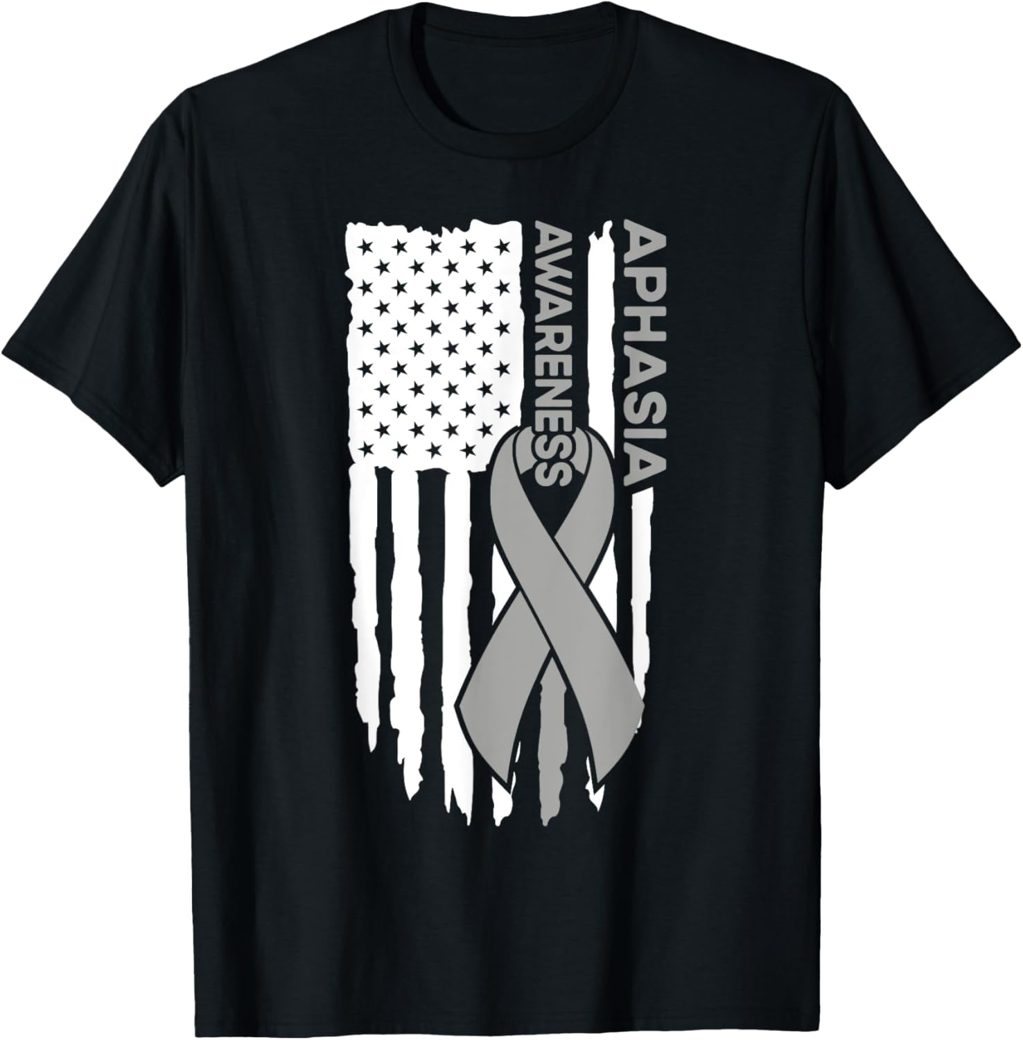 Premium Comfort - Aphasia Awareness Flag Aphasia Warrior T-Shirt ...