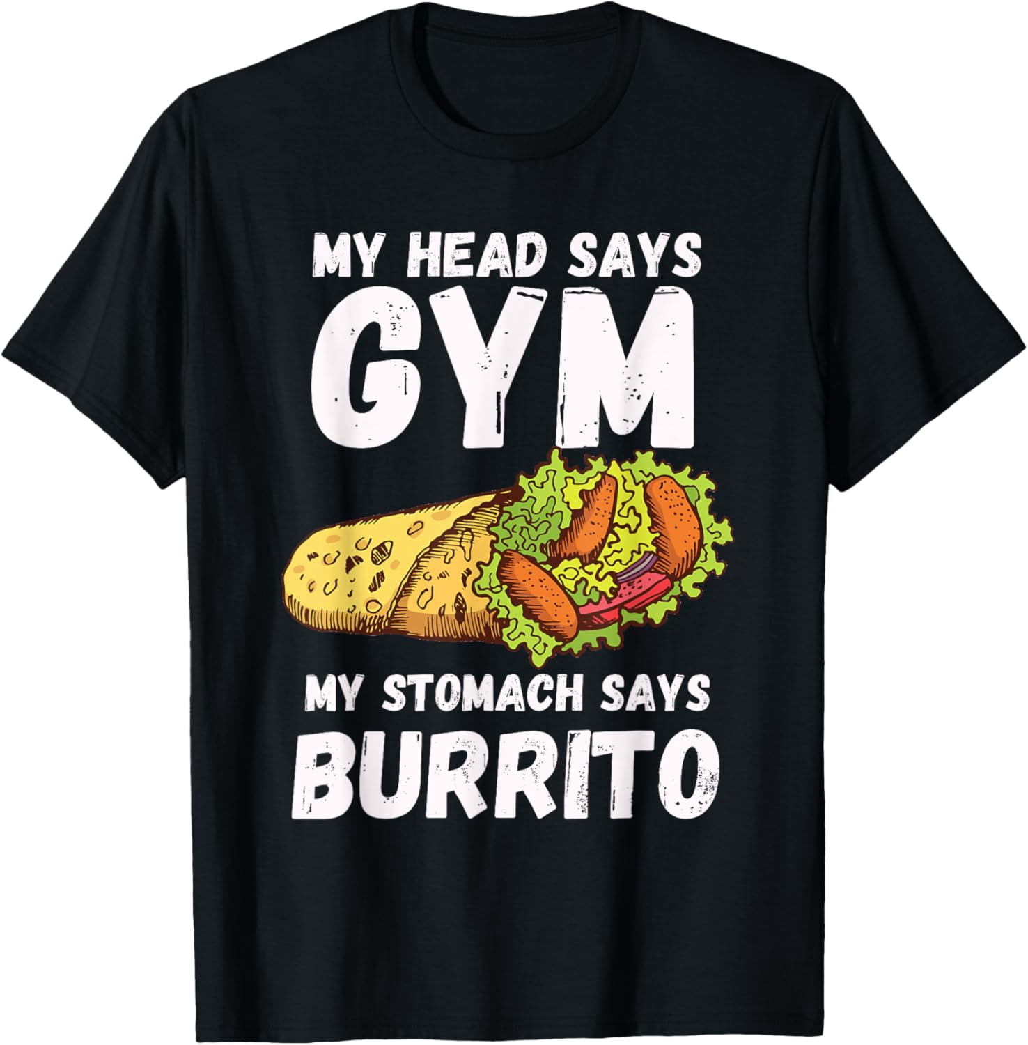 Premium Comfort - Burrito Foodie Sport Mexican Food Souvenir Mexico T ...
