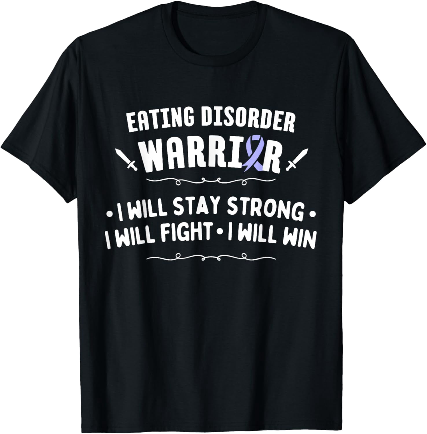Premium Comfort - Eating Disorder Warrior Fight Win Awareness T-Shirt ...