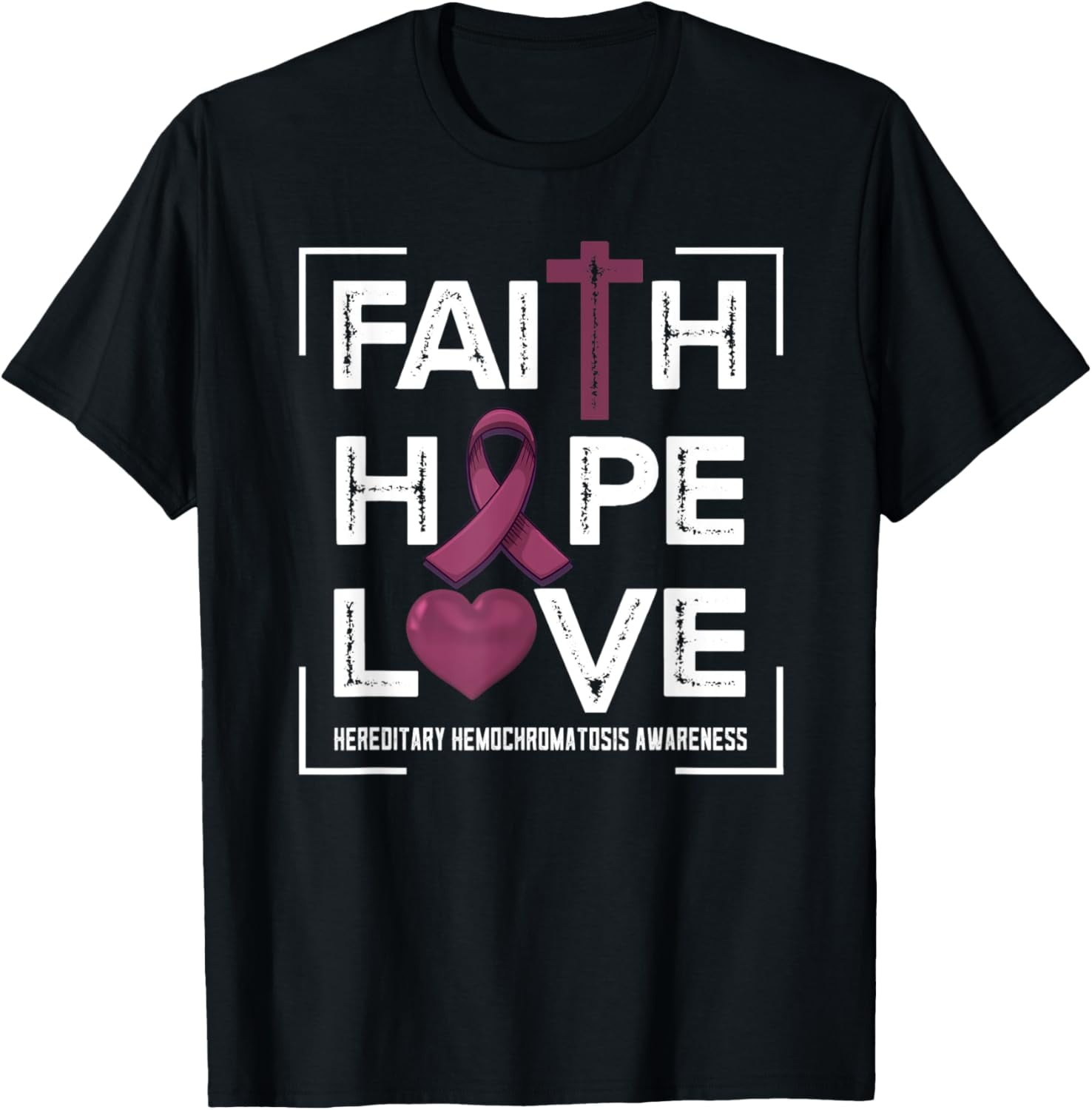 Premium Comfort - Faith Hope Love Hereditary Hemochromatosis Awareness ...