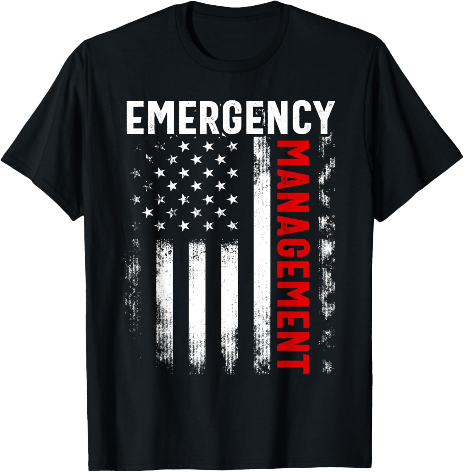Premium Comfort - Funny Job Title Worker American Flag Emergency ...