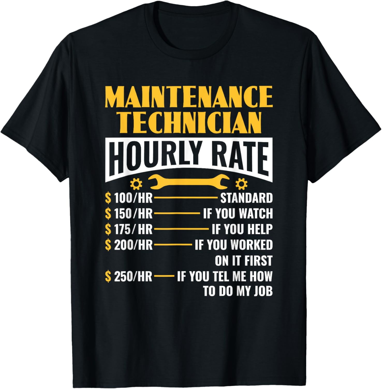 Premium Comfort - Funny Maintenance Technician Hourly Rate Maintenance ...
