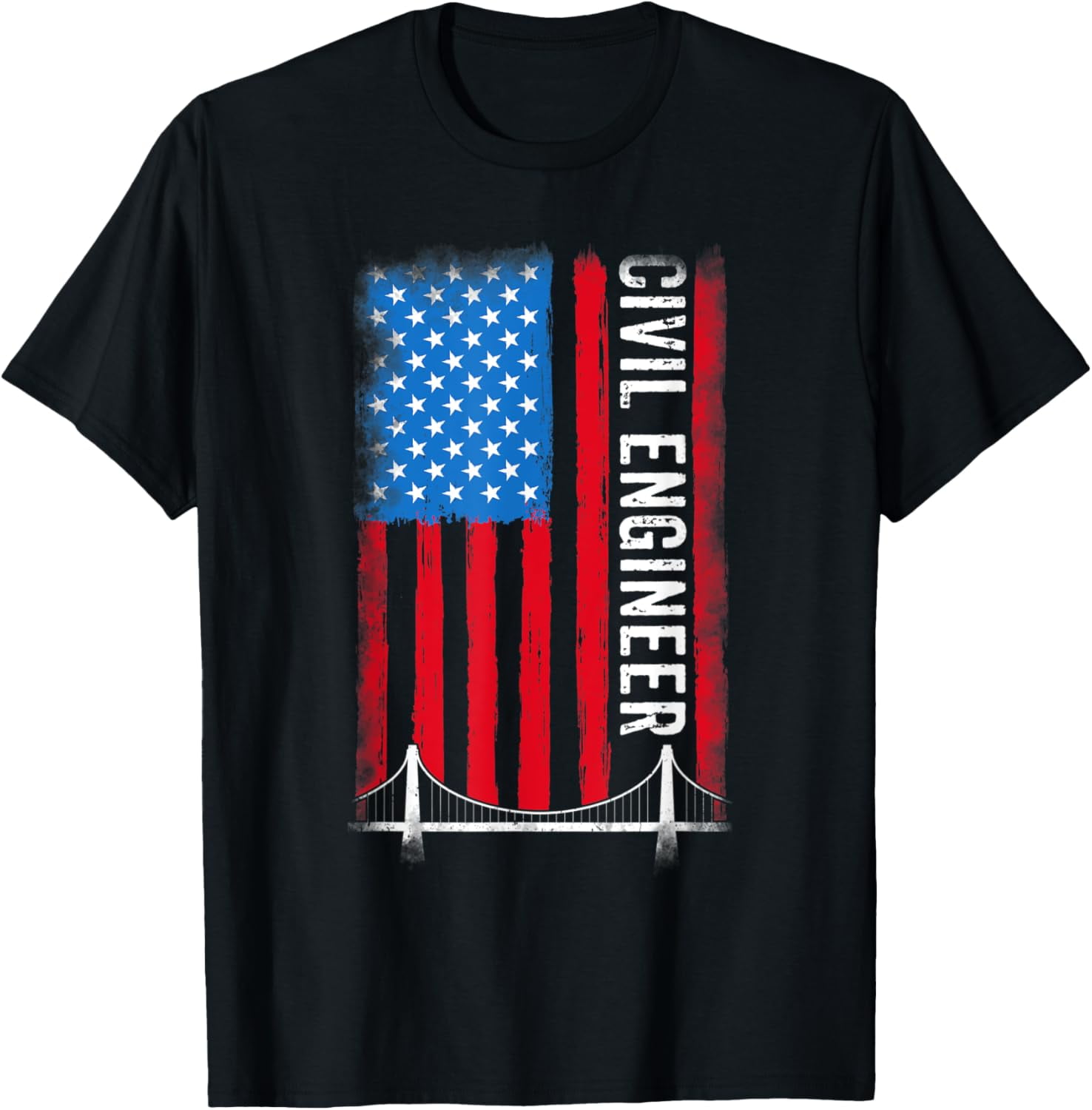 Premium Comfort - Funny Patriotic Civil Engineer American Flag Civil ...
