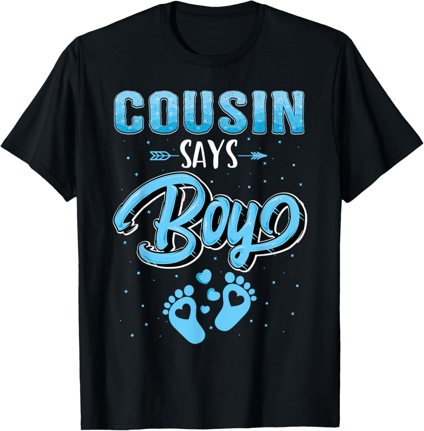 Premium Comfort - Gender reveal Cousin says Boy baby matching family ...
