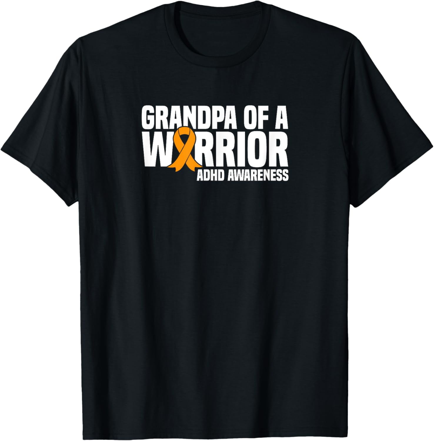 Premium Comfort - Grandpa of a Warrior ADHD Awareness T-Shirt - Walmart.com