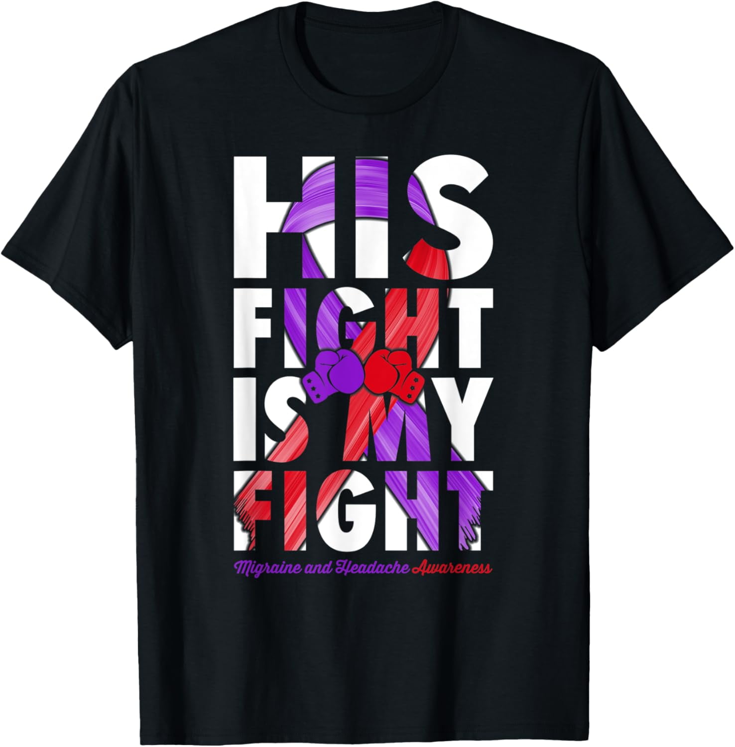 Premium Comfort - His Fight Is My Fight Migraine And Headache Awareness ...