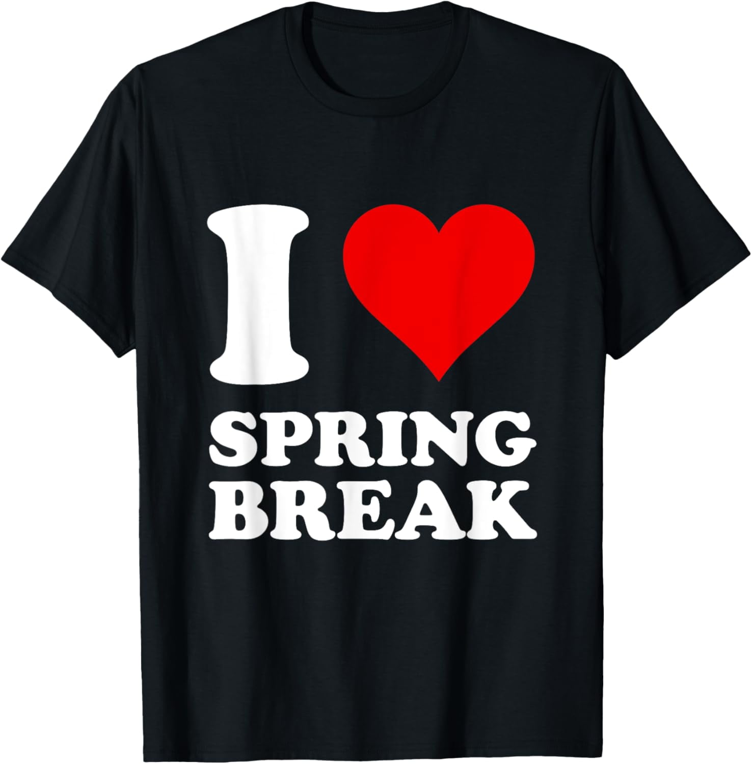 Premium Comfort - I Love Spring Break T-Shirt - Walmart.com