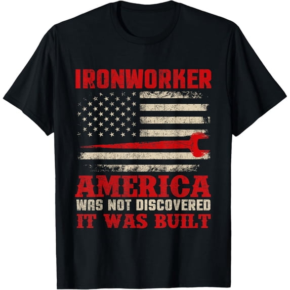 Premium Comfort - Ironworker - American USA Flag Ironworking Worker ...