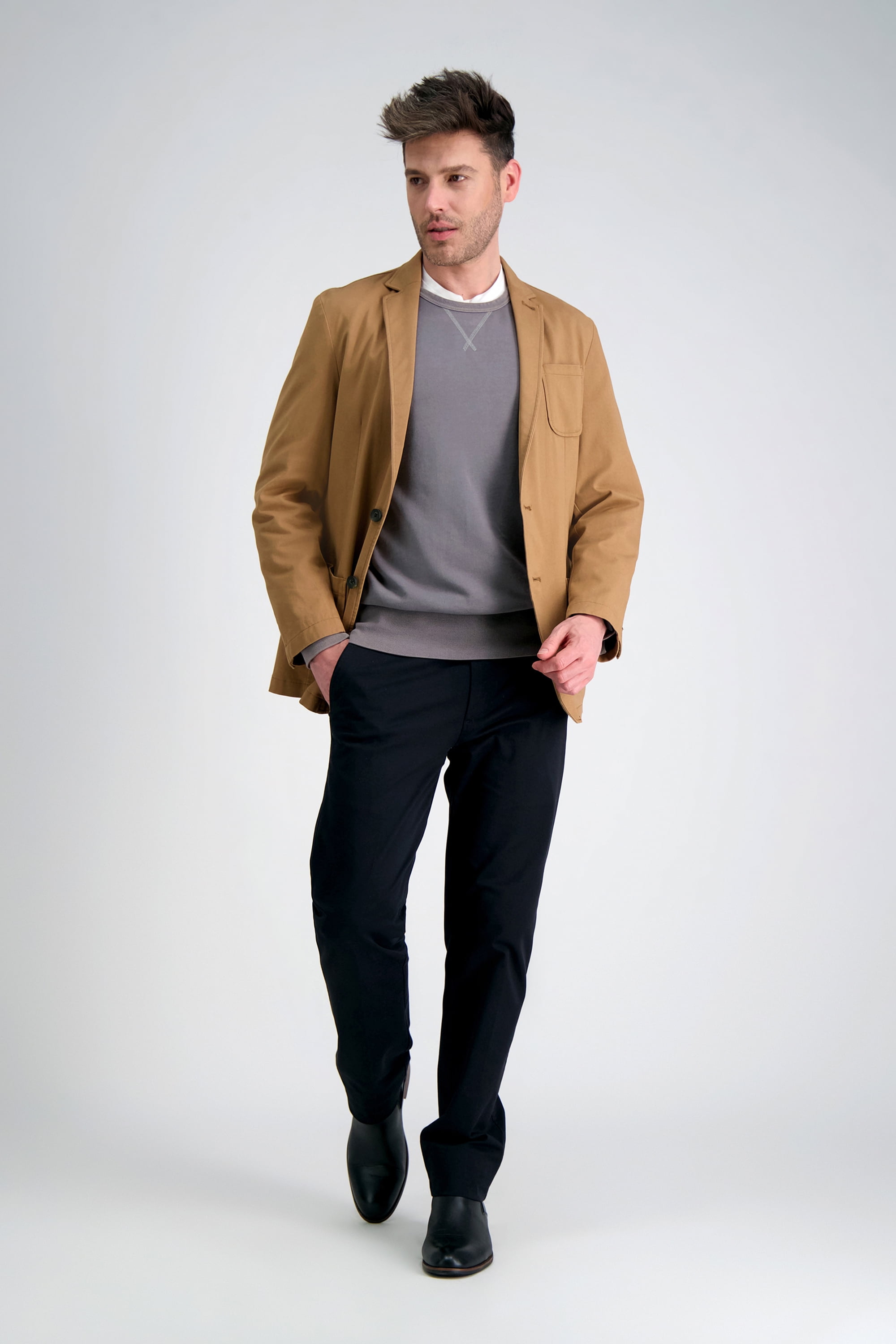 Premium Comfort Khaki Pant Slim Fit HC80453 - Walmart.com