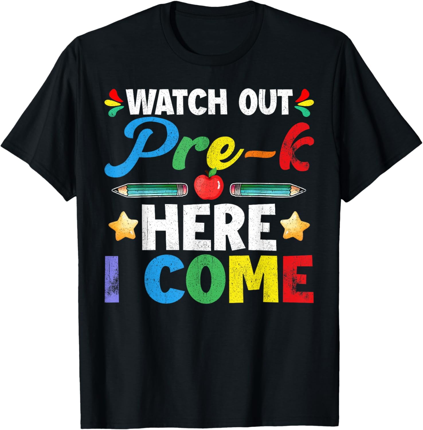 men and women can wear， Kids Retro Watch Out Pre-K Here I Come Funny ...