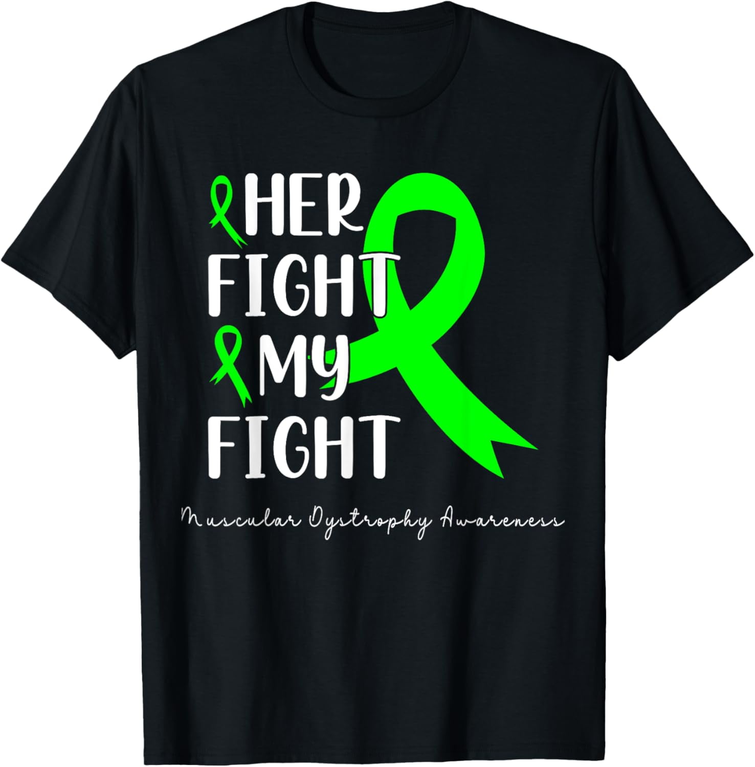 Premium Comfort - Muscular Dystrophy Awareness Month Lime Green Ribbon ...