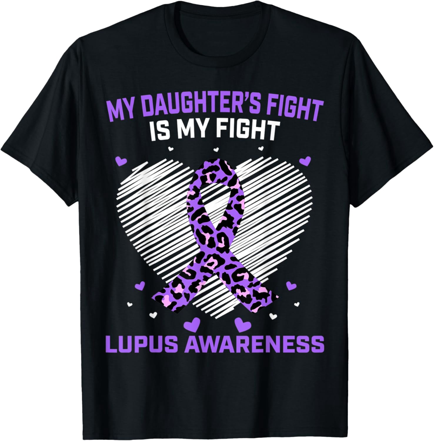 Premium Comfort - My Daughters Fight Is My Fight Purple Lupus Awareness ...