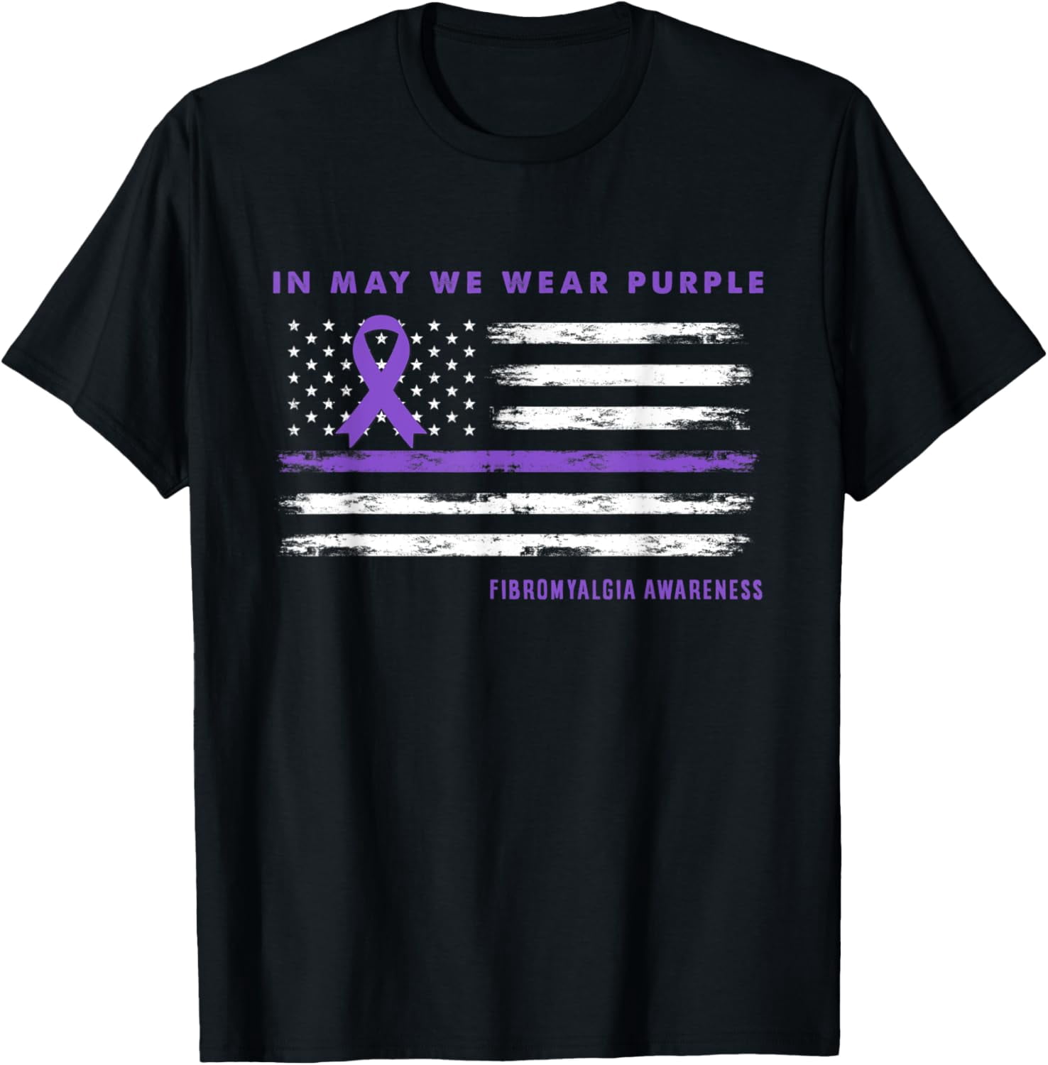 Premium Comfort - Patriotic US Flag Fibromyalgia Awareness Fibromyalgia ...