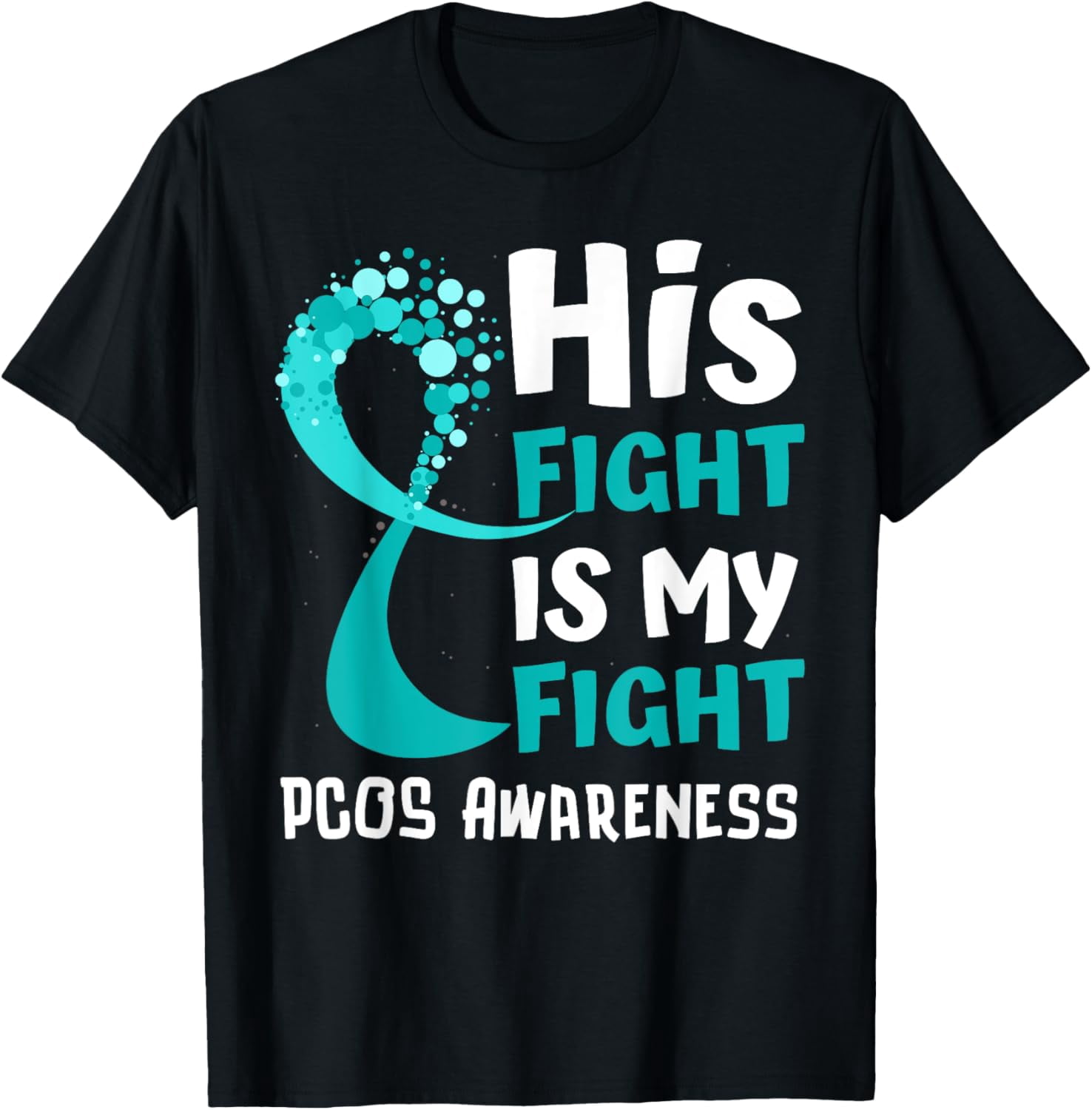 Premium Comfort - Polycystic Ovary Syndrome PCOS Teal Ribbon Hope ...