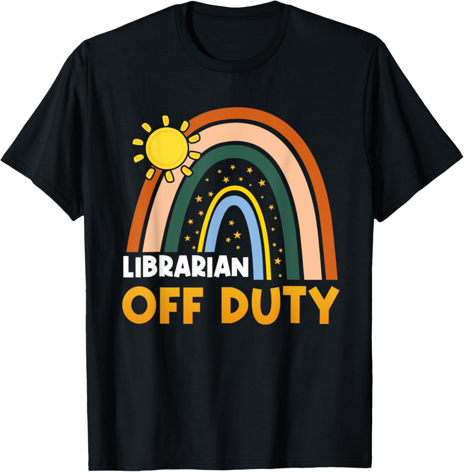 Premium Comfort - Rainbow Librarian Off Duty Happy Last Day Of School ...