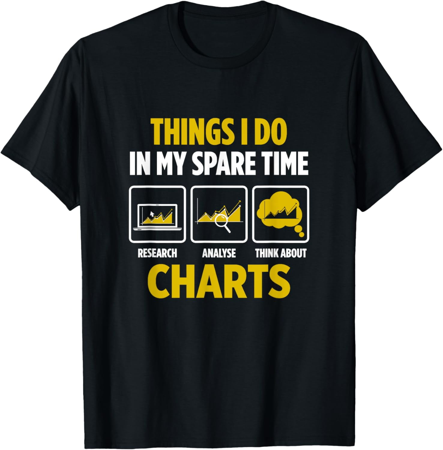 Premium Comfort - Researching Charts Funny Data Analyst T-Shirt ...