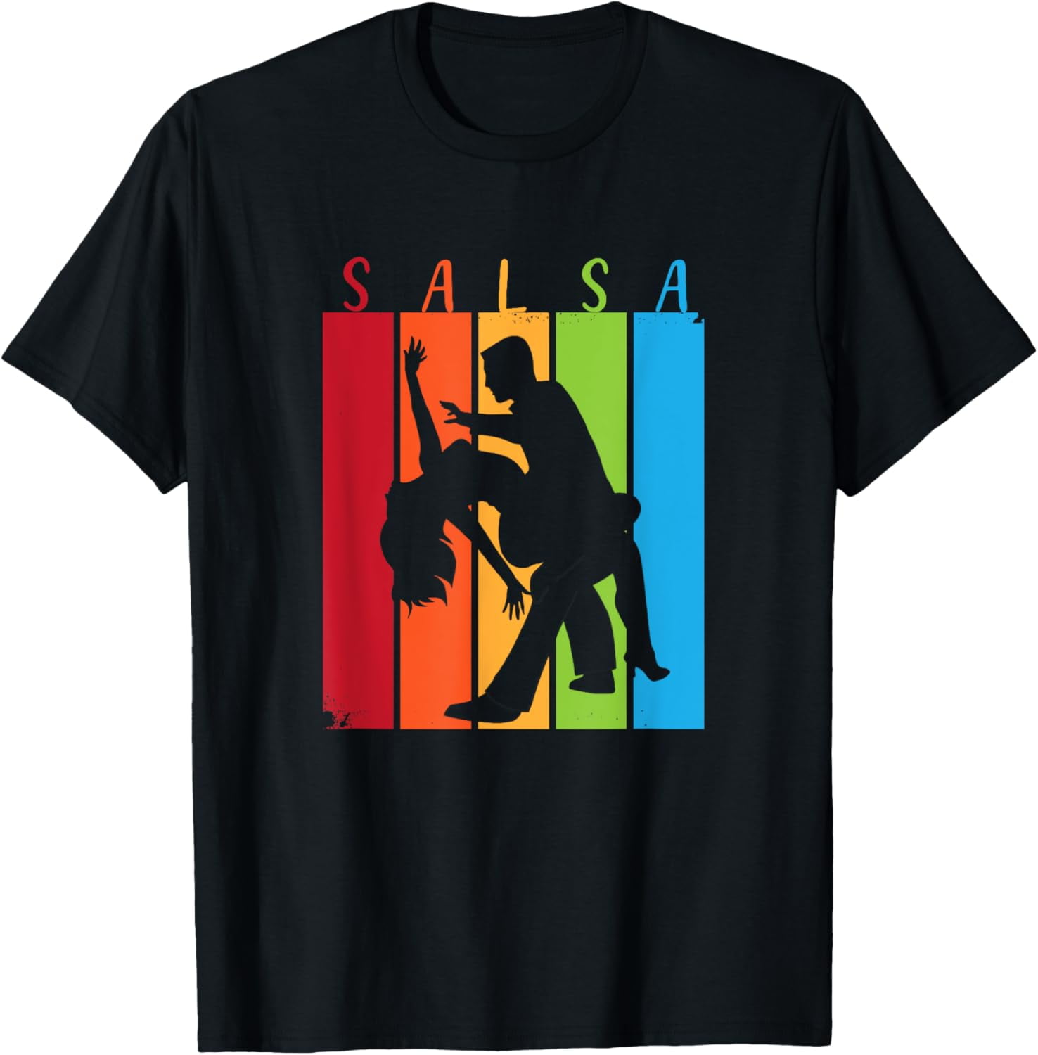 Premium Comfort - Retro Dance Salsa Dancer T-Shirt - Walmart.com