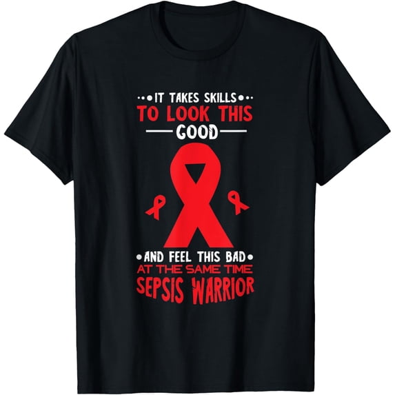 Premium Comfort - Sepsis Warrior Support Ribbon Septicaemia Sepsis ...