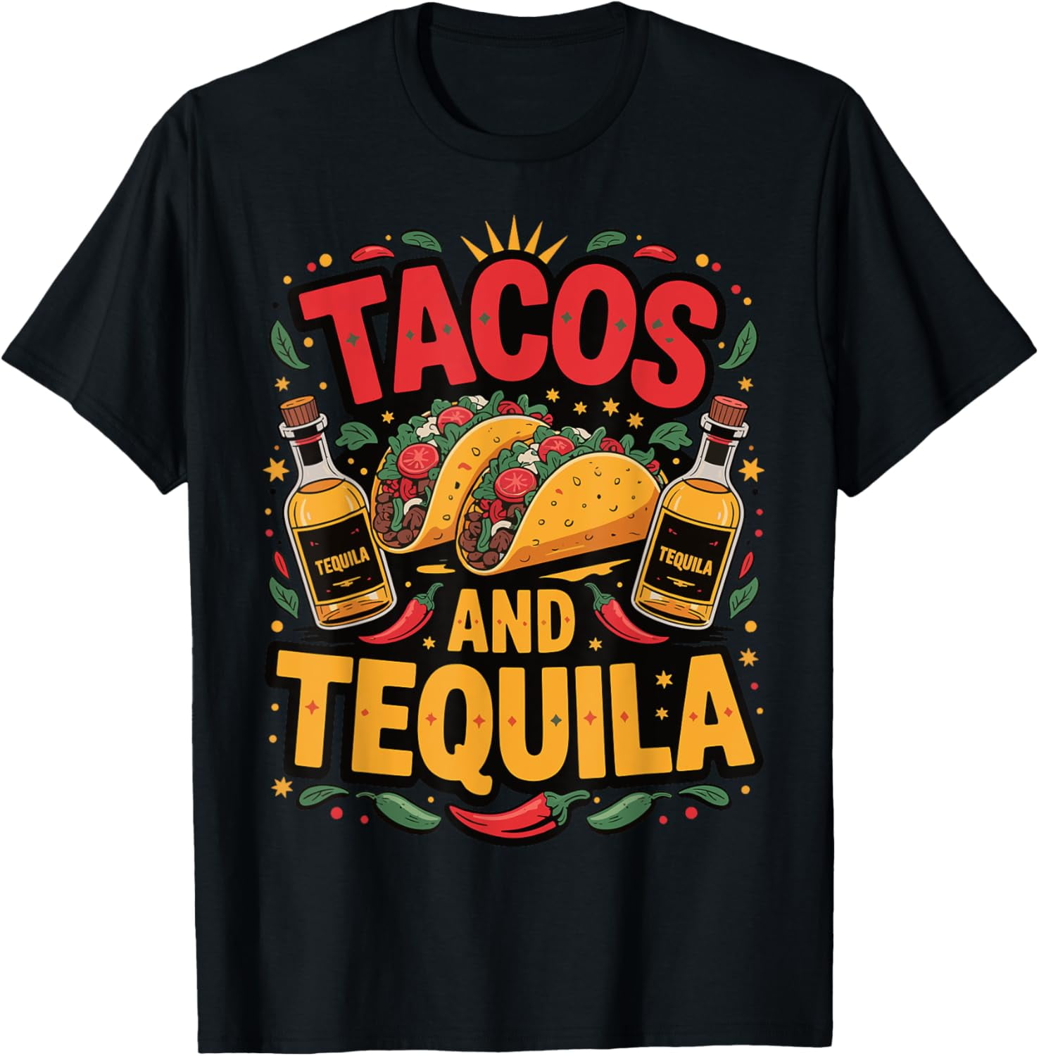 Premium Comfort - Tacos And Tequila T-Shirt - Walmart.com