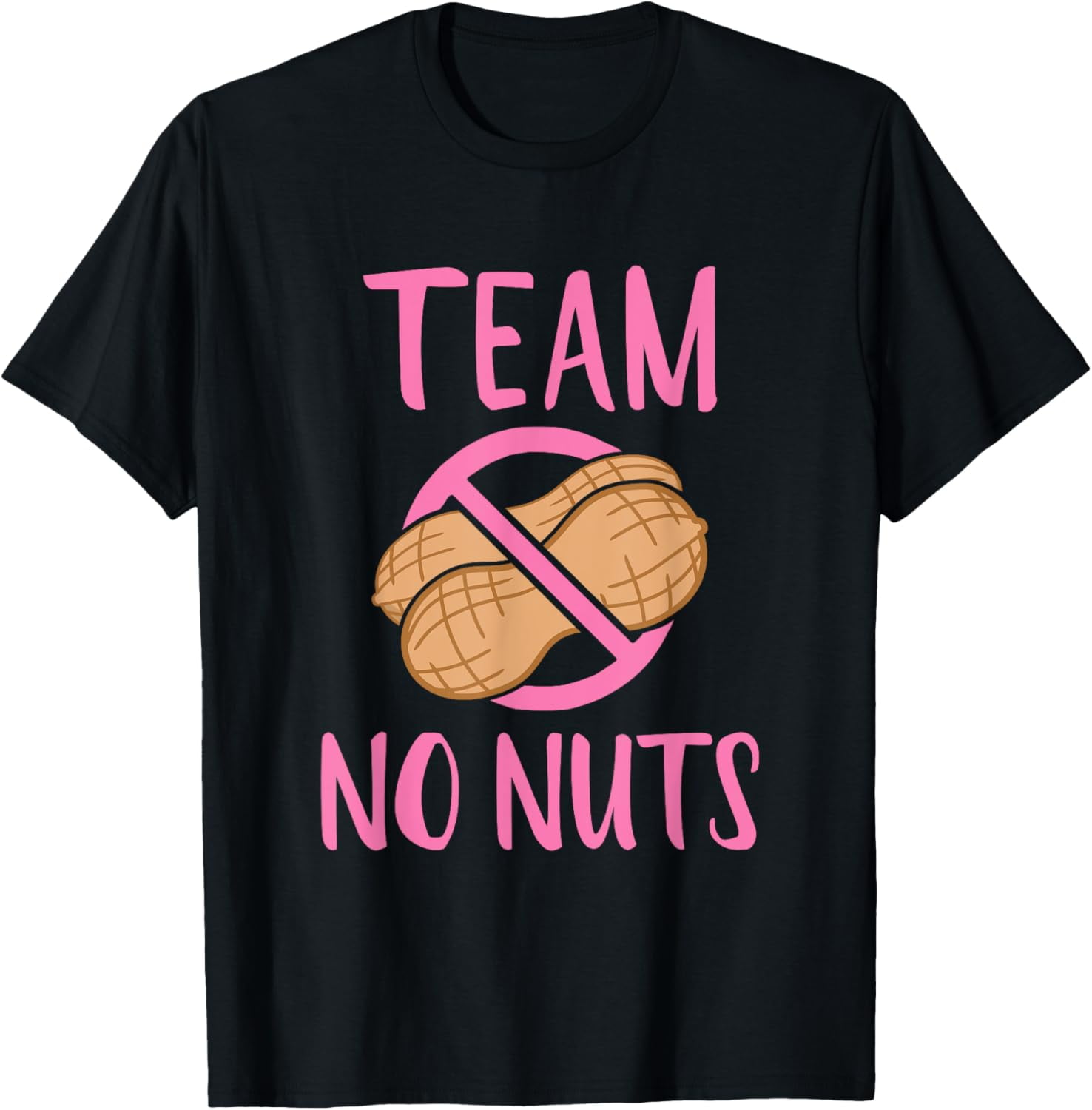Premium Comfort - Team No Nuts Girl" Gender Reveal Party T-Shirt ...