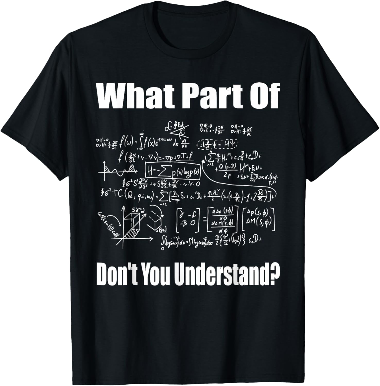 Premium Comfort - What Part Of Don't You Understand Funny Math Teacher ...