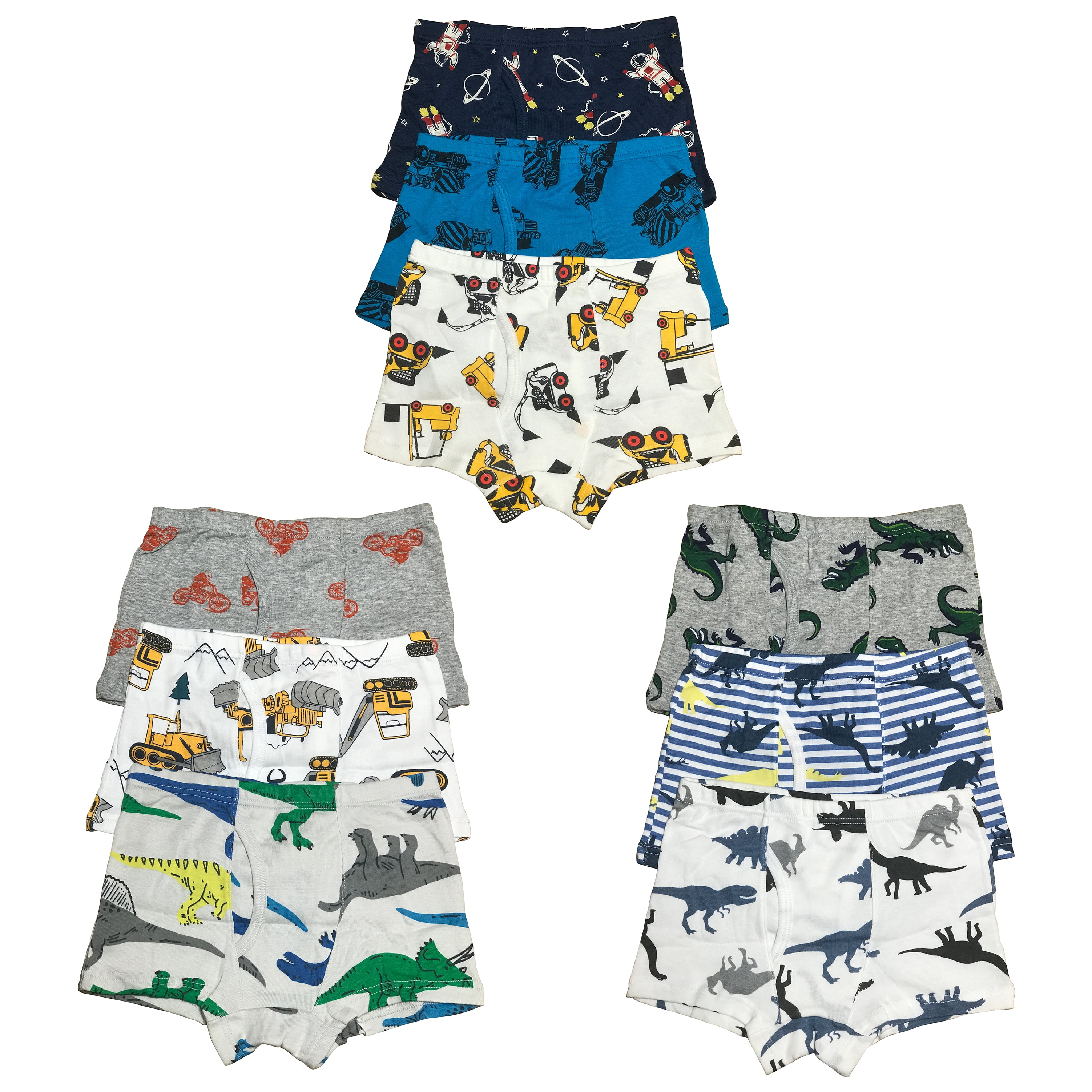 Premium Comfort for Your Little One: B&Q 9-Pack Cotton Boxer Briefs for ...