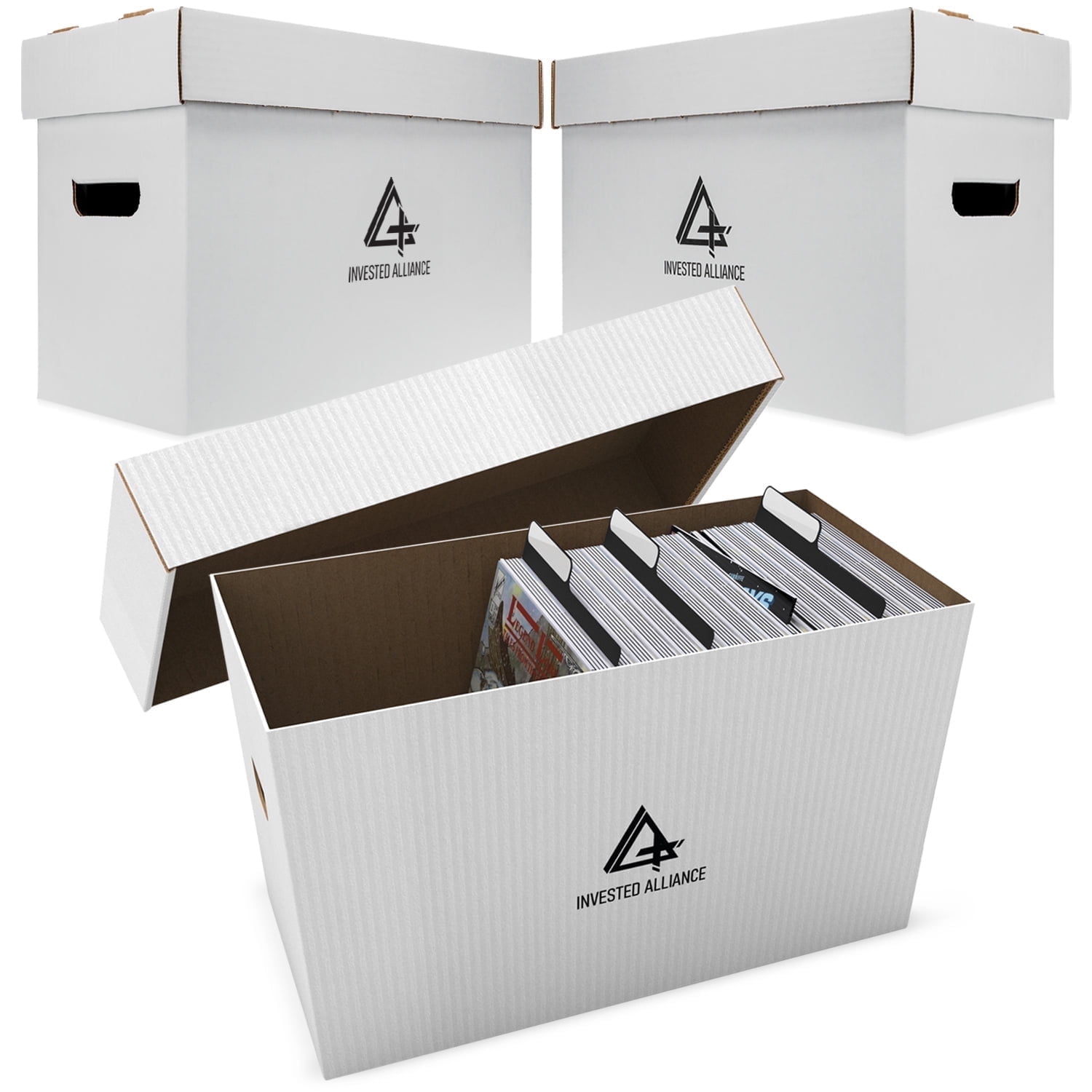 Premium Comic Book Storage Boxes | Short Cardboard Comic Book Box ...