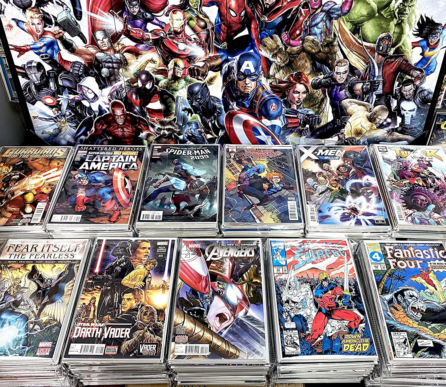 Premium Comic Books Gift Pack - 24 Collection - MARVEL ONLY - Superheroes Comics Grab Bag ...