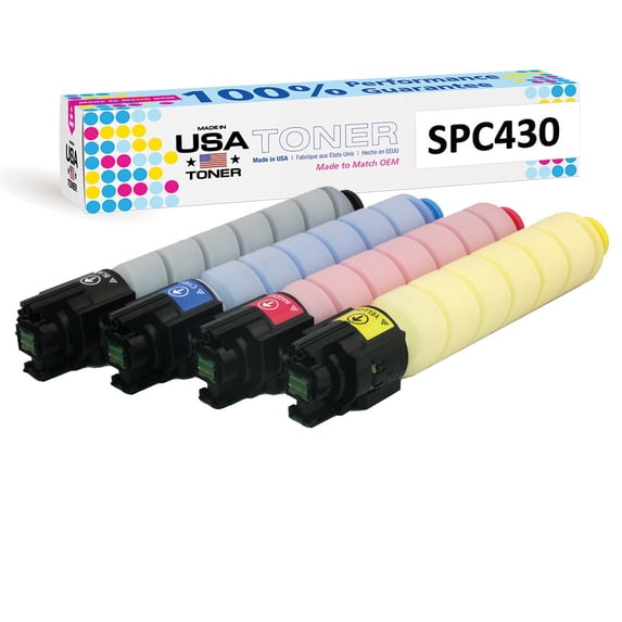 Premium Compatible High Yield Toner Replacement for Ricoh SP C430dn, SP ...