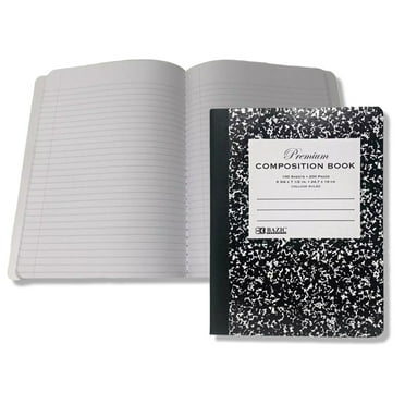 BAZIC Stripes Composition Notebook, College Ruled 100 Sheet, Assorted ...